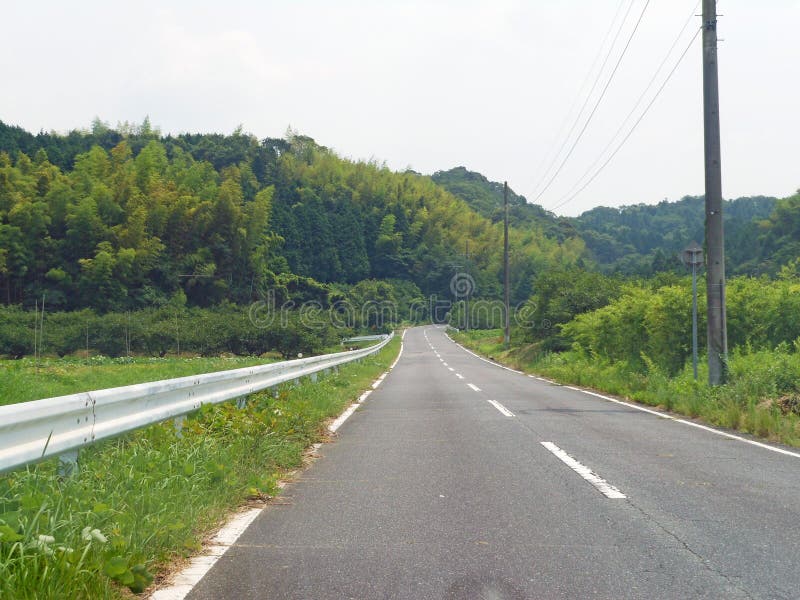 Countryside in Japan stock photo. Image of street, japan - 64303798