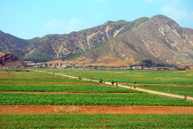 Countryside, North-Korea editorial photo. Image of cultural - 48031581
