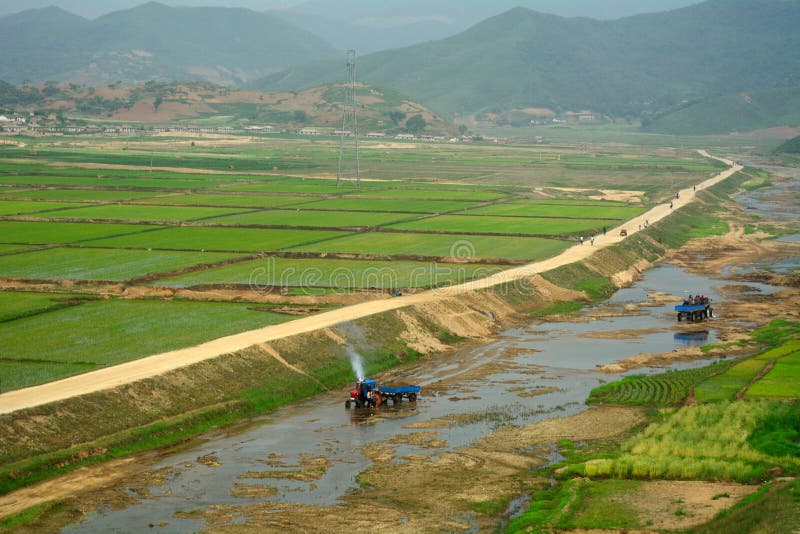 Countryside, North-Korea editorial image. Image of child - 47983985