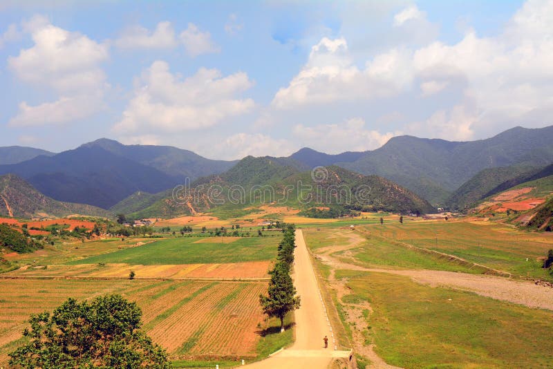 Countryside, North-Korea stock photo. Image of east, country - 48028938