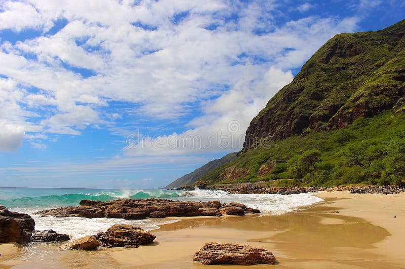Countryside Oahu stock image. Image of hawaii, coastal - 78164903