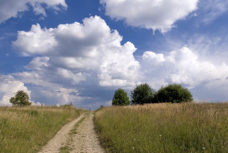 Countryside road stock photo. Image of blue, lane, travel - 13859444