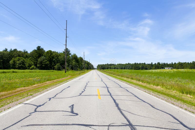Countryside Road stock image. Image of america, drive - 26071017