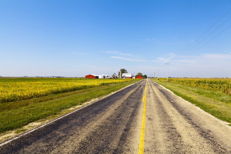 Countryside Road stock photo. Image of country, village - 26394862