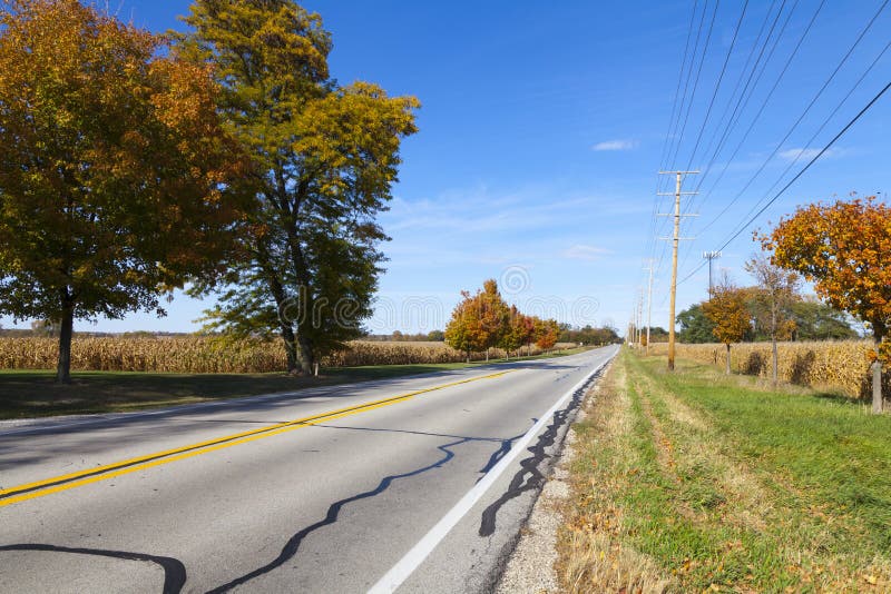Countryside Road stock photo. Image of landscape, flora - 27127538