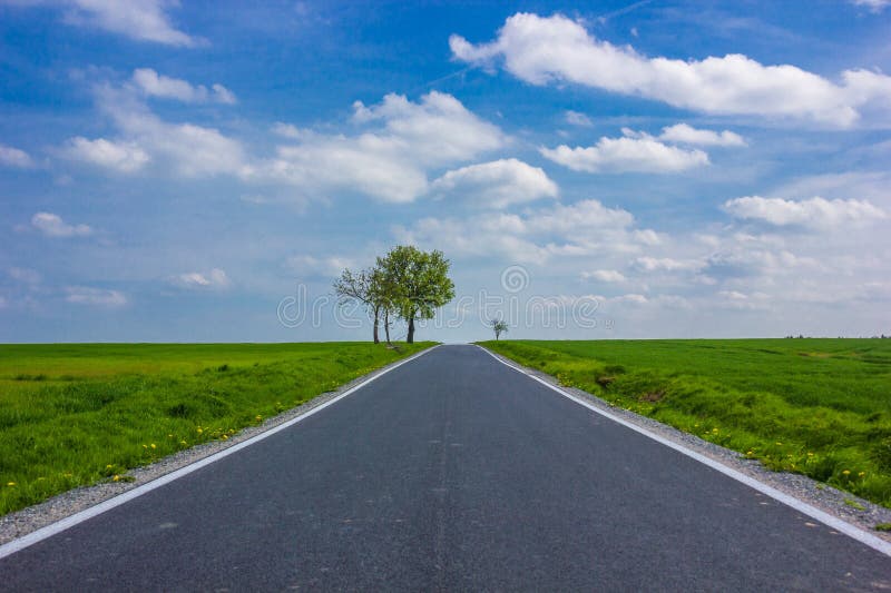 Countryside road stock photo. Image of beautiful, outdoor - 92667944