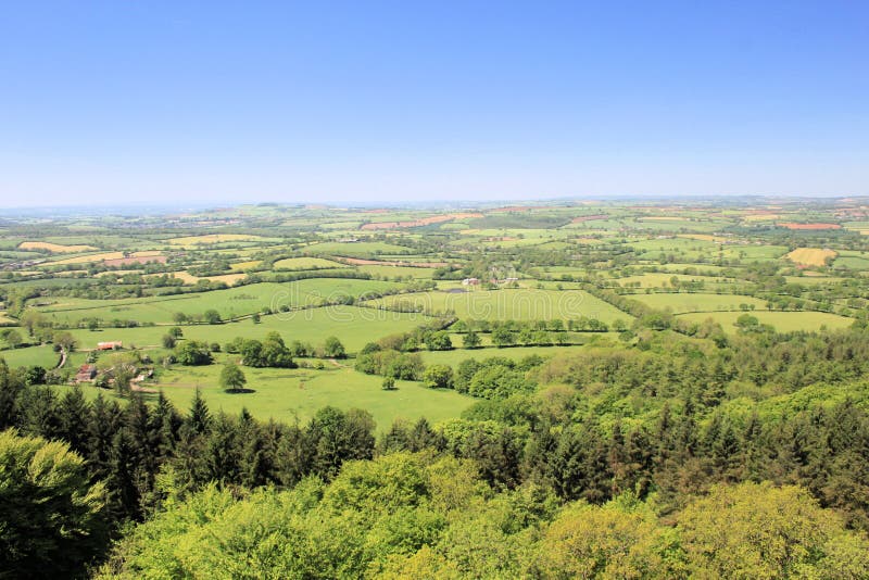 Countryside of South West England Stock Photo - Image of england, trees ...