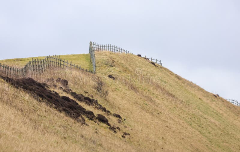 Countryside Steep Hills stock photo. Image of hilltop - 343765332