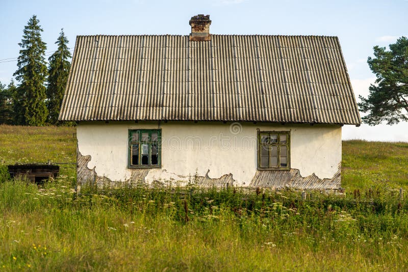 Countryside wooden cabin stock photo. Image of bucovina - 183941884