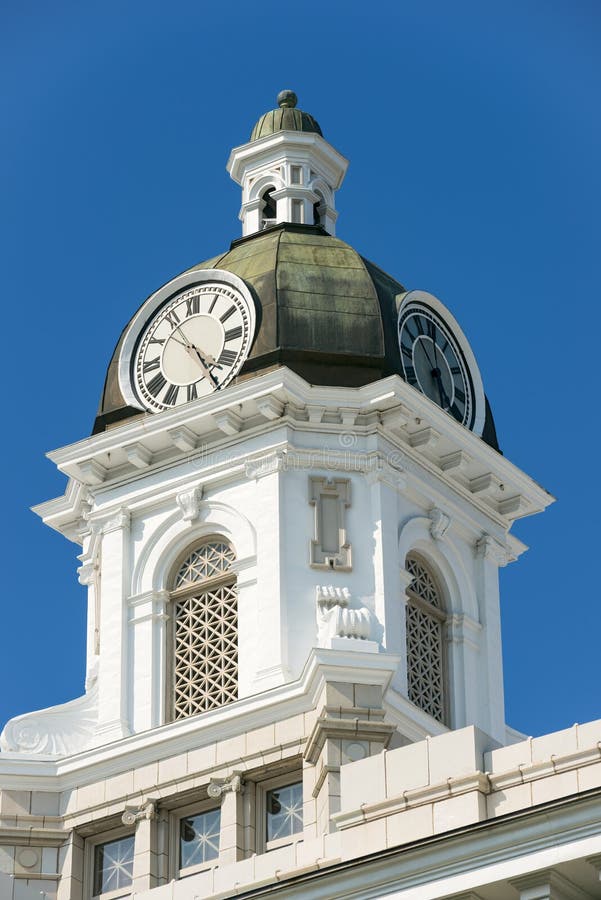 County Courthouse Clock Tower in Missoula, Montana Stock Image - Image ...