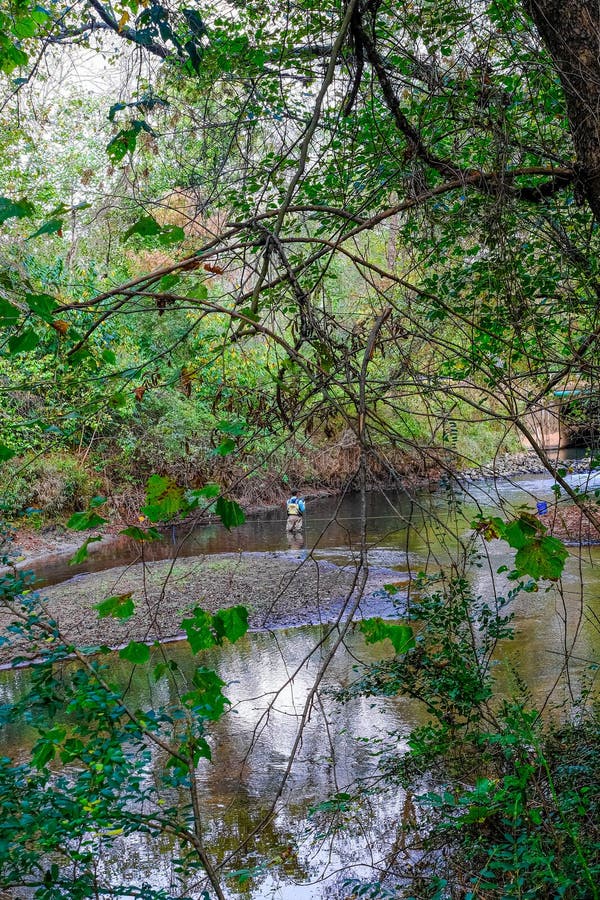County Engineer Working on Stream Stock Image - Image of soil, stream ...