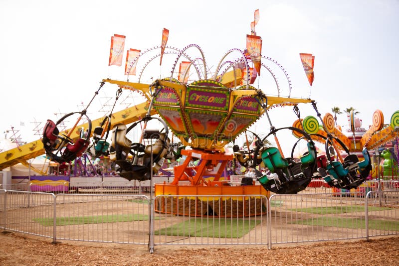 County Fair ride editorial stock image. Image of amusement - 25309509