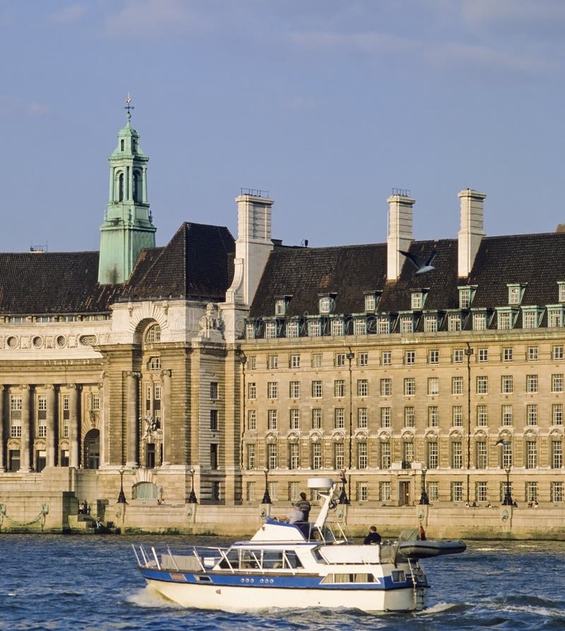 County hall stock image. Image of stately, river, london - 2478547