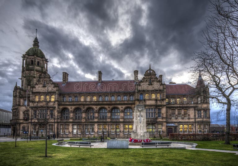 County Hall in Wakefield. stock image. Image of great - 66548829