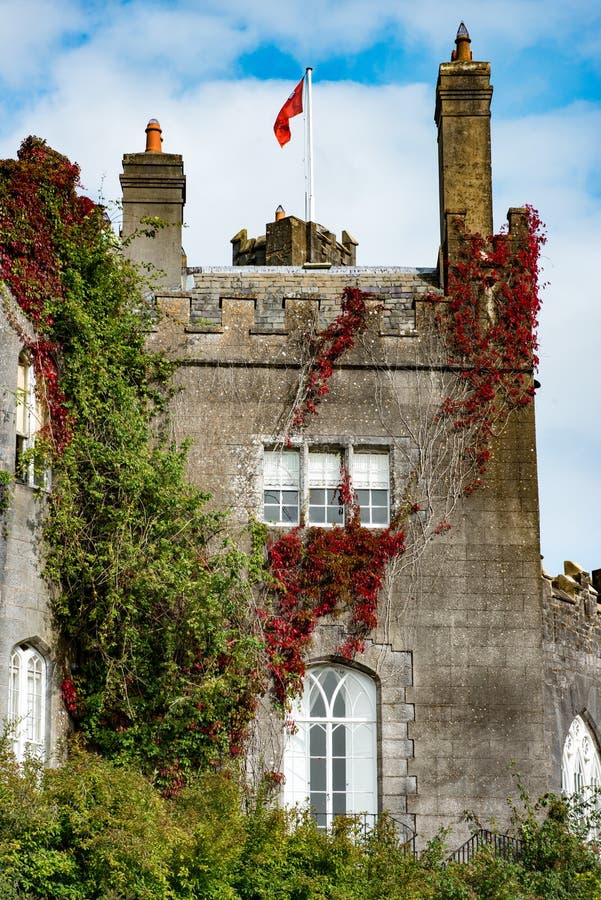 COUNTY OFFALY, IRELAND - AUGUST 23, 2017: Birr Castle in County Offaly ...