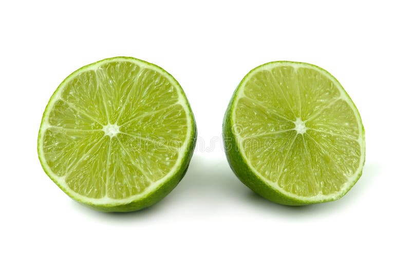 Coupez le citron vert image stock. Image du frais, nourriture - 7868717