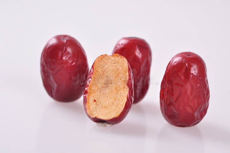 Jujube Rouge Frais--un Aliment De Chinois Traditionnel Photo stock ...