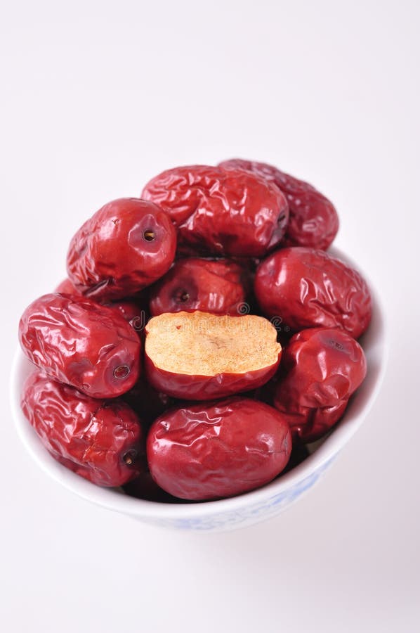 Jujube Rouge Frais--un Aliment De Chinois Traditionnel Photo stock ...