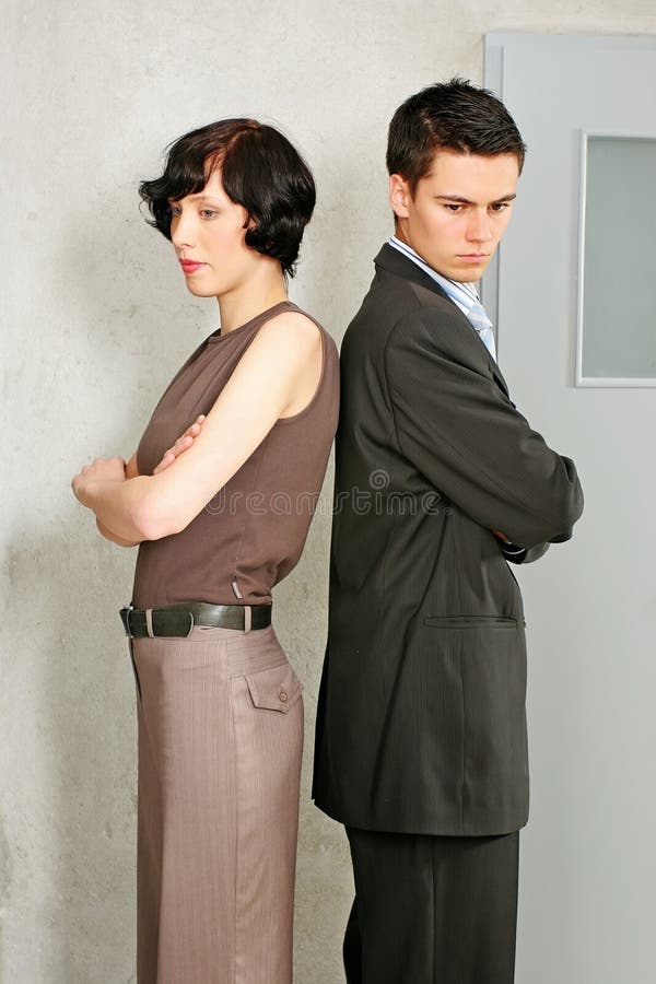 Grumpy couple stock image. Image of finished, divorce - 3779833