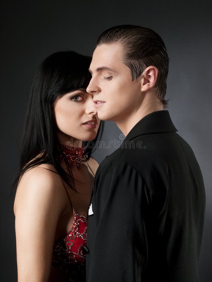 A Vampire Story - Romance between Vampire Stock Image - Image of couple ...