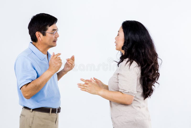 137 Couple Arguing Against White Background Stock Photos - Free ...