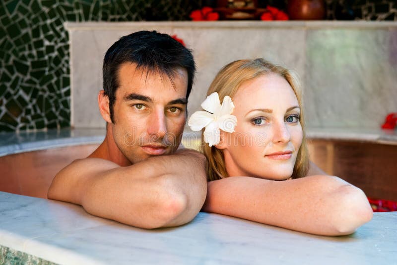 Couple in Bath stock image. Image of bath, white, lifestyle - 11823947