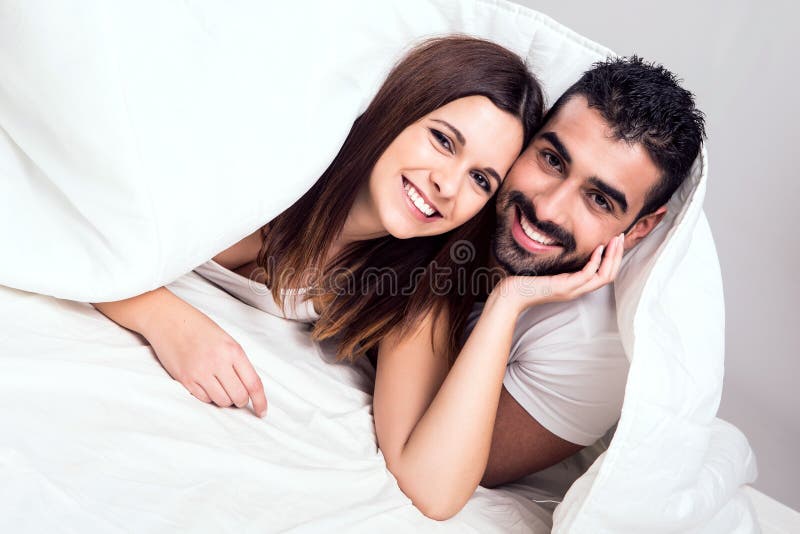 Couple in bed stock image. Image of lovers, embrace, hugging - 41069987