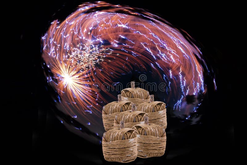 A big firecracker stock image. Image of close, cloudy - 30212147