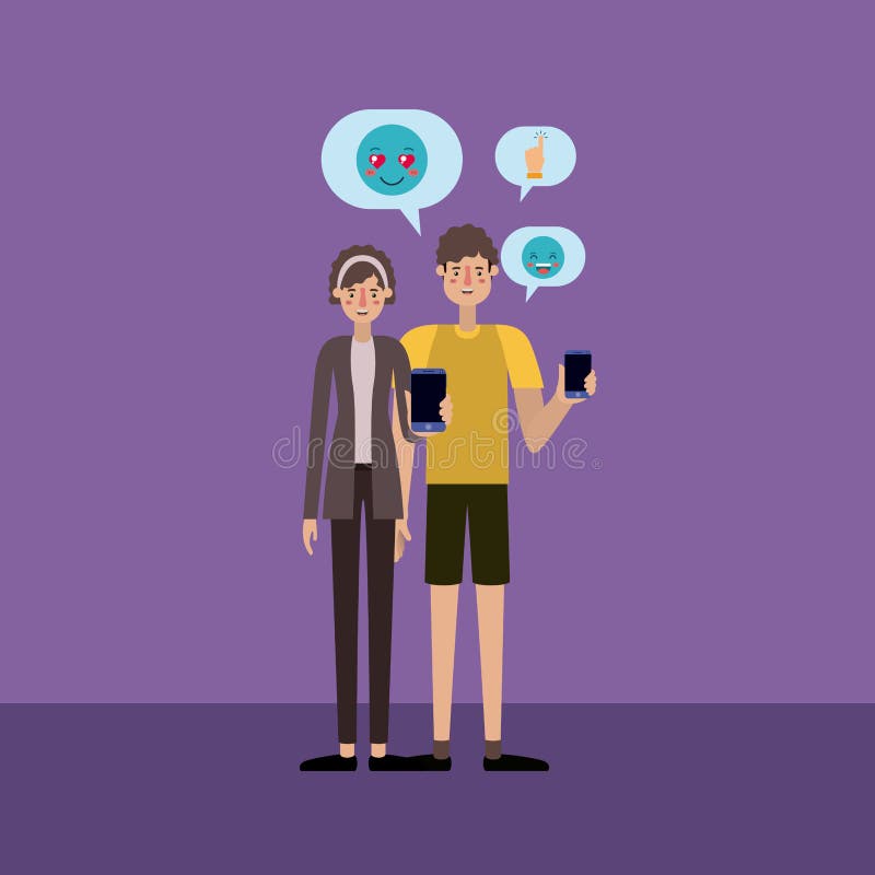 Cartoon Chating Stock Illustrations – 203 Cartoon Chating Stock ...