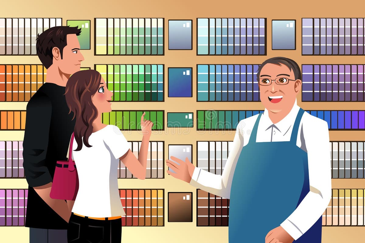 Customer Shopkeeper Stock Illustrations – 296 Customer Shopkeeper Stock ...