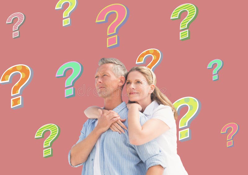 Couple Question Marks Stock Illustrations – 70 Couple Question Marks ...
