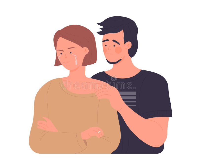 Couple Conflict Problem Solving Stock Vector - Illustration of partner ...