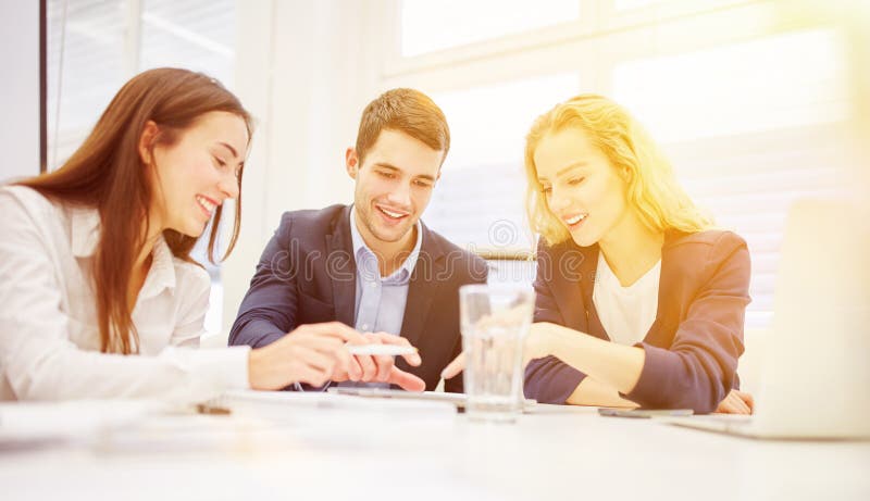 Couple in a Consulting Meeting in an Office Stock Image - Image of ...