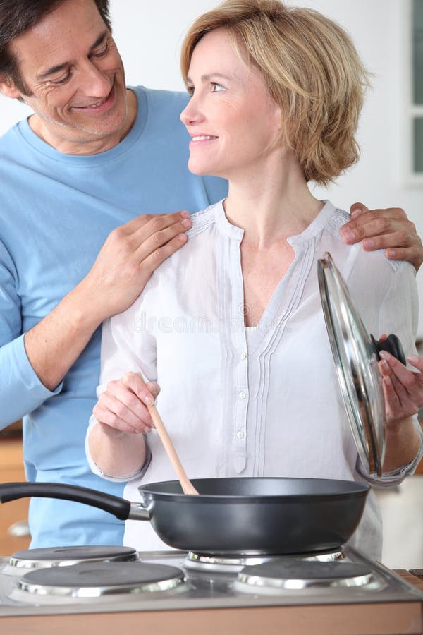 Senior people cooking stock image. Image of food, cooking - 18353441