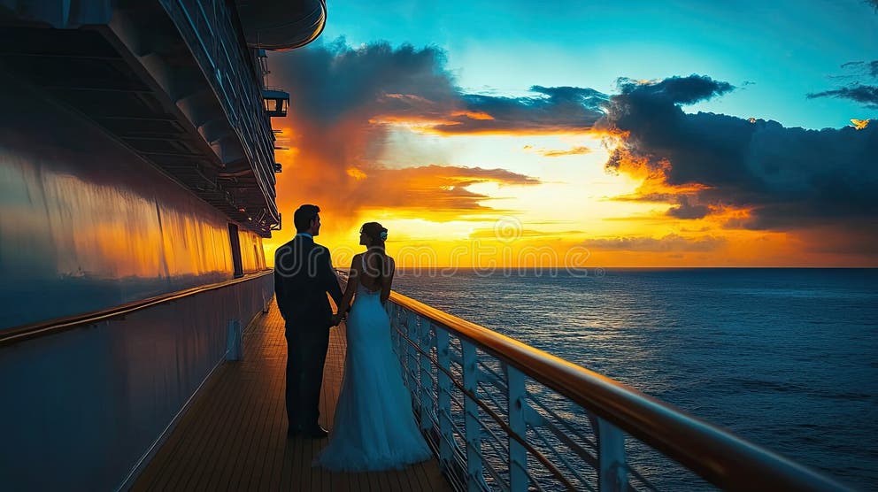 Couple Cruise Happy Ship Stock Illustrations – 163 Couple Cruise Happy ...