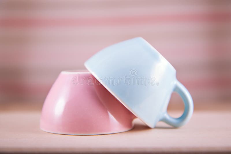 Couple Cups of Soft Background Symbol for Men and Women Stock Image ... Couple Cups of Soft Background Symbol for Men and Women Stock Image ...