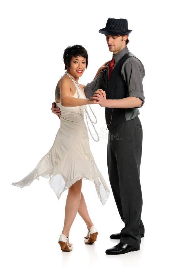 Couple Dancing Ballroom Style Stock Image - Image of performing, event ...