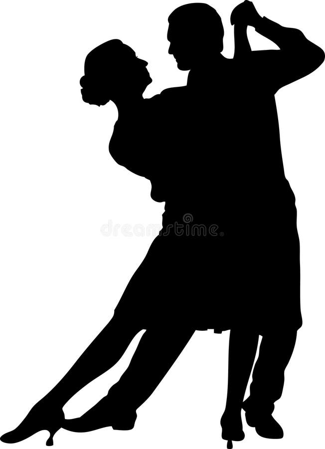 Dancing Couple stock illustration. Illustration of class - 556337