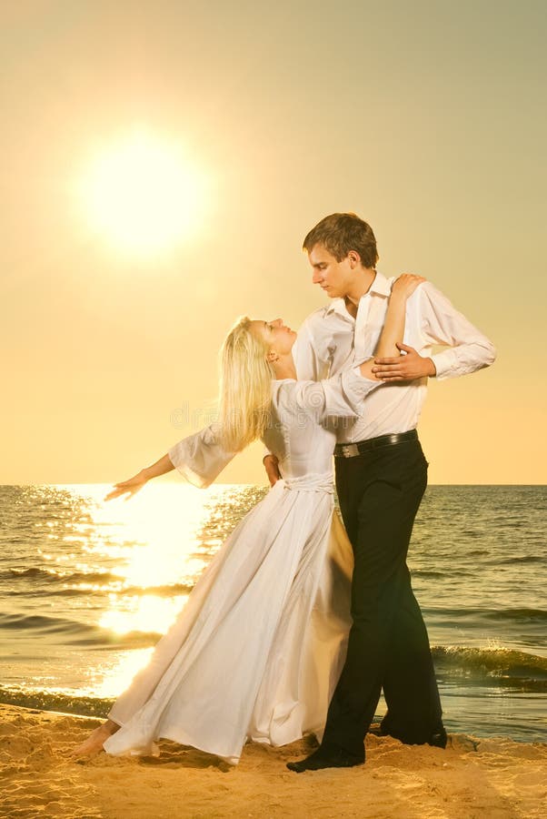Couple Dancing Waltz at Night Stock Image - Image of lifestyle ...