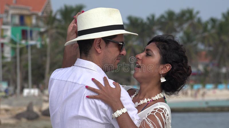 Dancing, Love and Couple Hug in House with Support, Gratitude and Trust ...