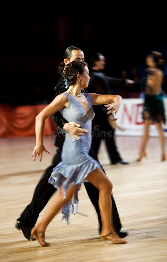 Couple at dancing pose editorial photography. Image of motion - 11297772