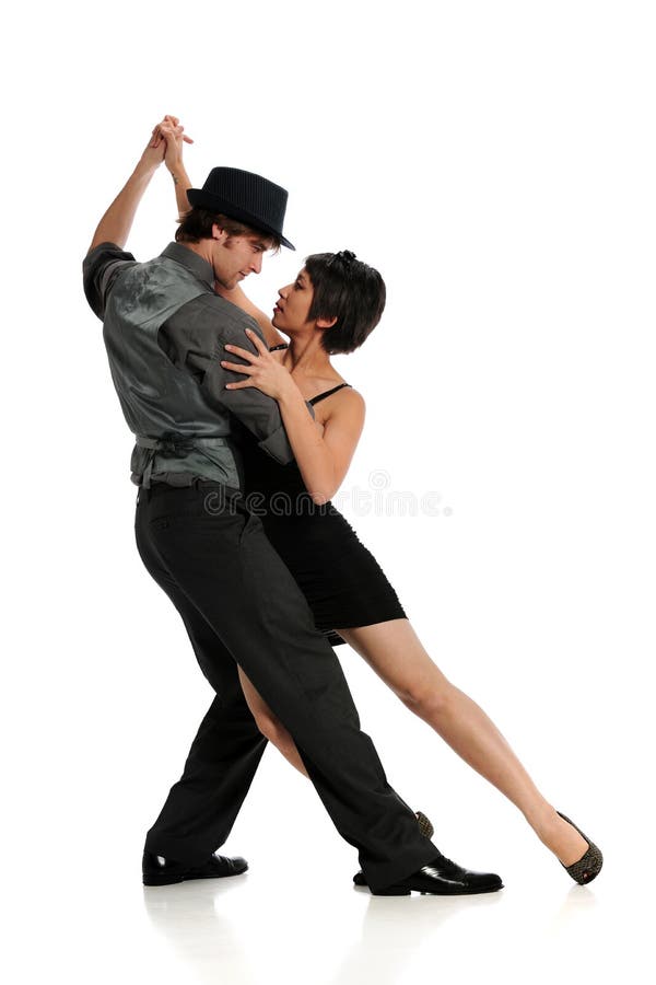 Couple dancing Tango stock photo. Image of dress, romance - 18223942