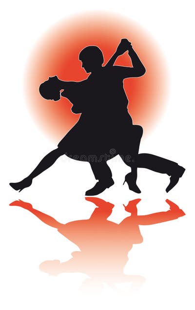 Couple Dancing Tango / eps stock vector. Illustration of boxing - 30631569
