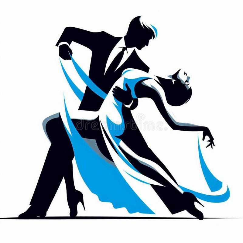 Couple Dancing Tango Graceful Movement and Elegance in Passionate Suit ...