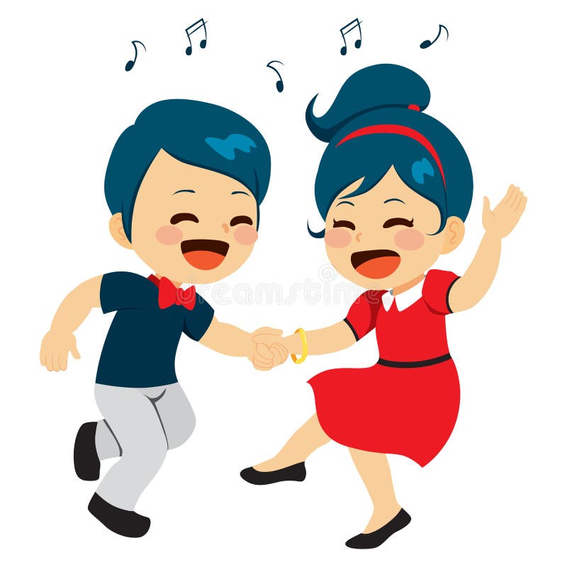 Couple Dancing stock vector. Illustration of party, foxtrot - 93820217