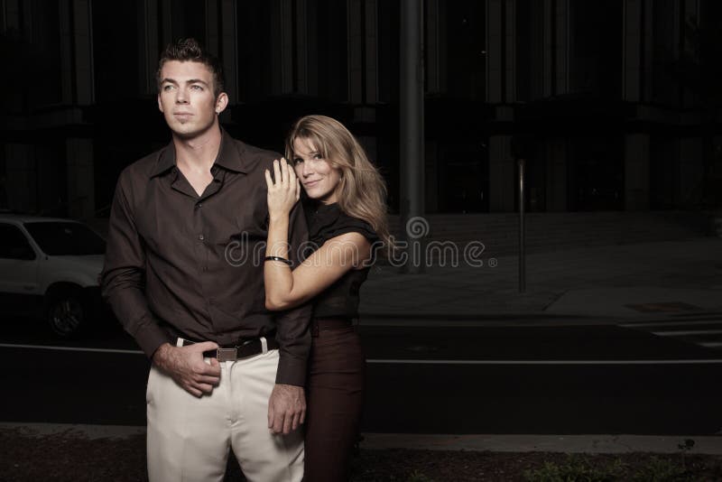 Couple in a Dark Urban Setting Stock Photo - Image of woman, dark: 11626508 Couple in a Dark Urban Setting Stock Photo - Image of woman, dark: 11626508