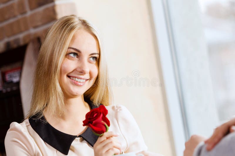 Couple on date stock image. Image of date, flirting, people - 38482481