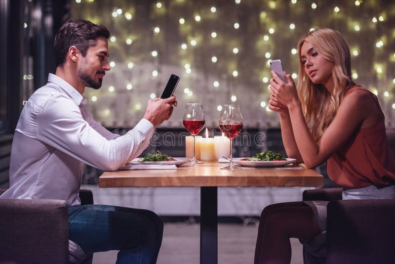 Couple on a date stock photo. Image of expression, girl - 312380788