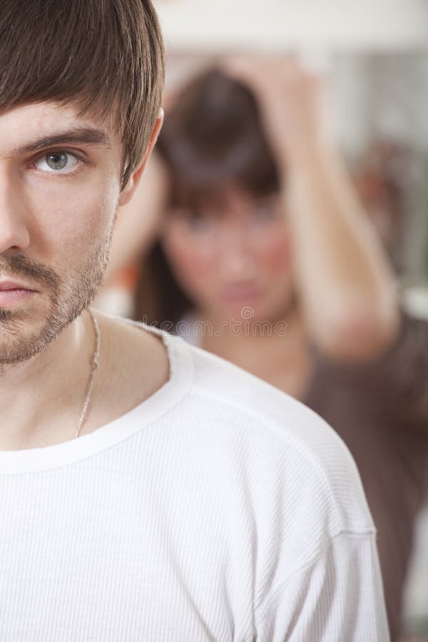 Couple in despair stock photo. Image of domestic, jealousy - 17541028