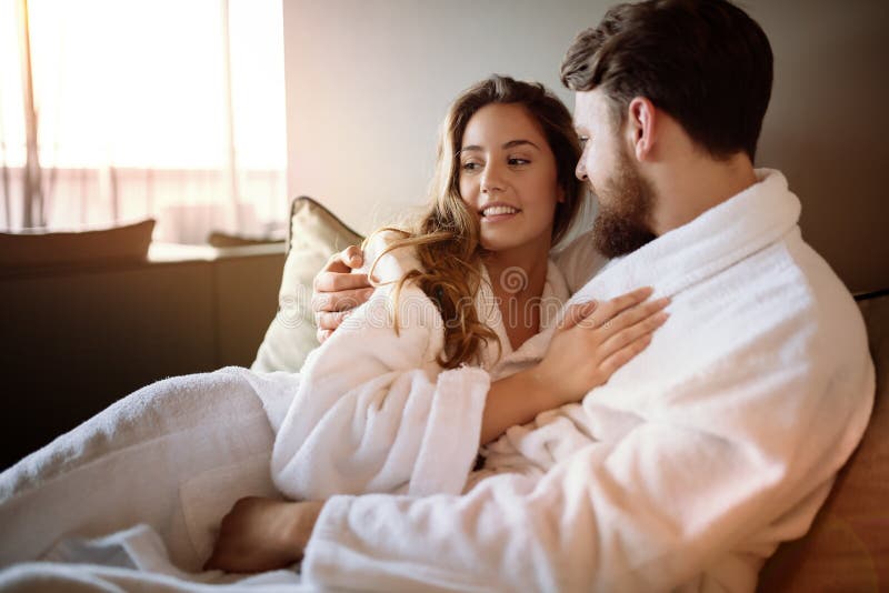 Couple Enjoying Wellness Weekend Stock Image - Image of hotel, holiday ...